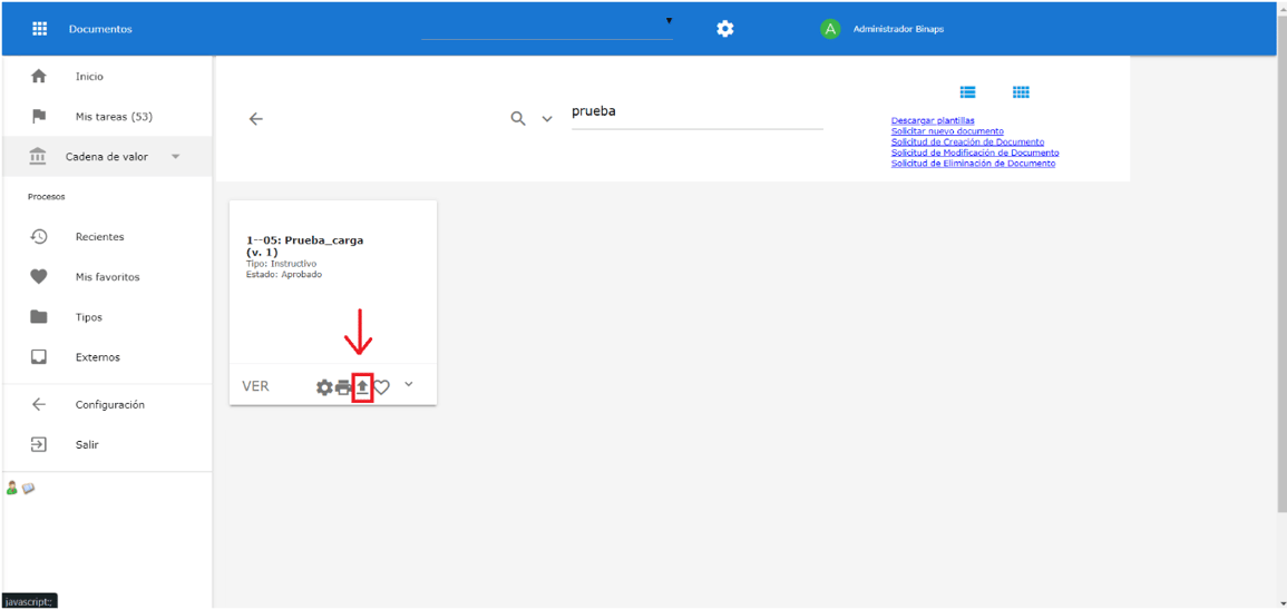 ¿Como subir un documento manteniendo la versión?